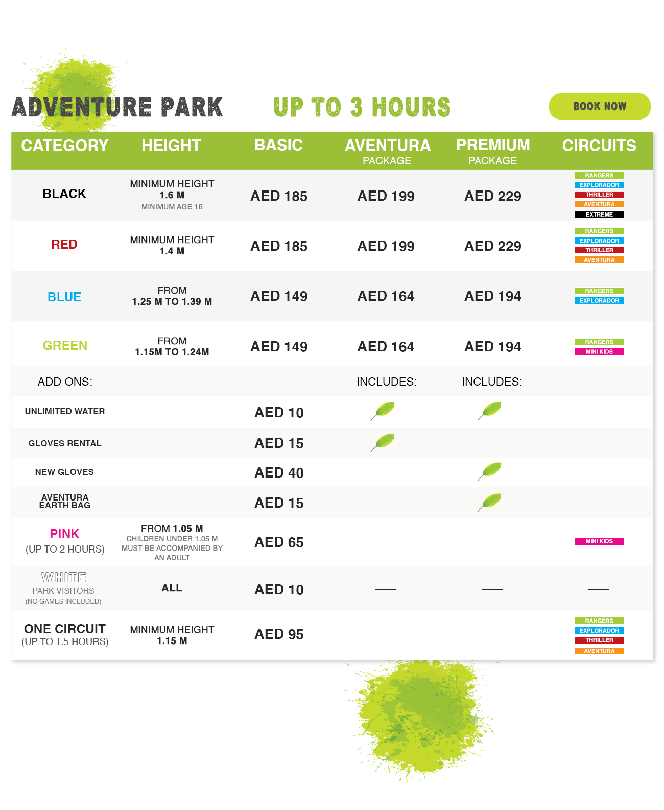 Adventure Park with 3 Hours of Unlimited Exhilaration